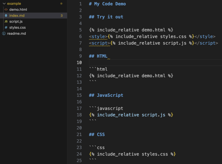Quick tip: hosting HTML/CSS/JS demos from source code on GitHub Pages | Christian Heilmann